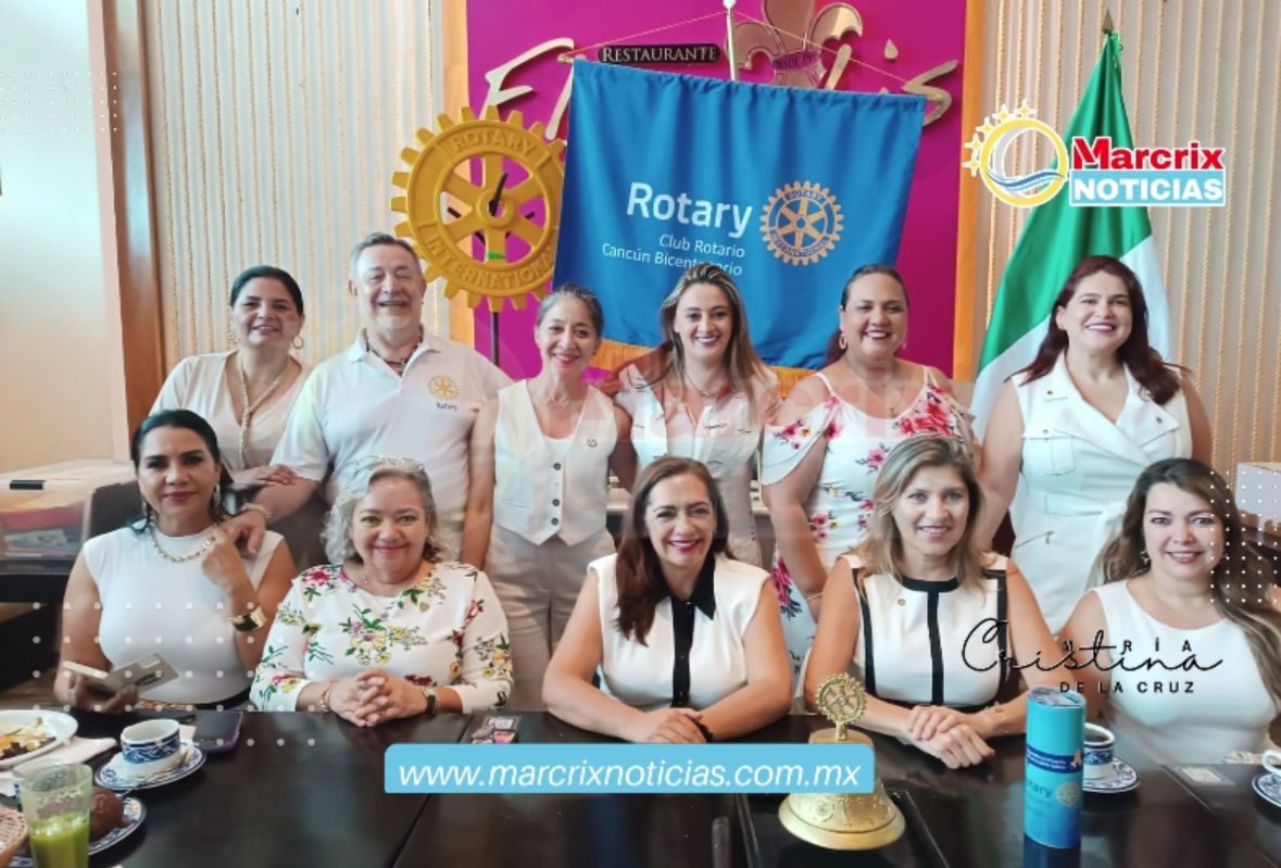 Club Rotario Cancún Bicentenario reafirma su compromiso social