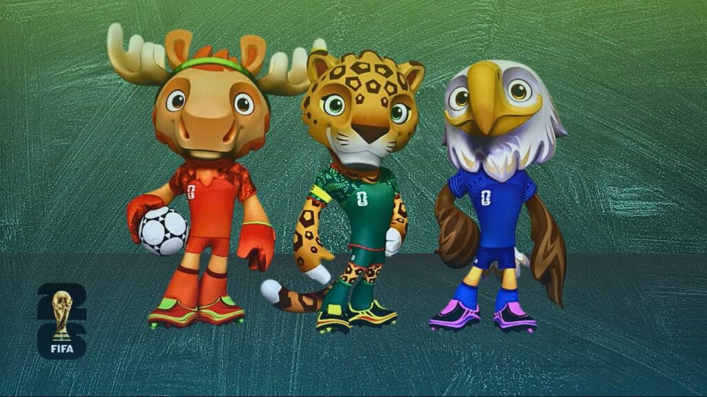Presentan mascotas del Mundial 2026