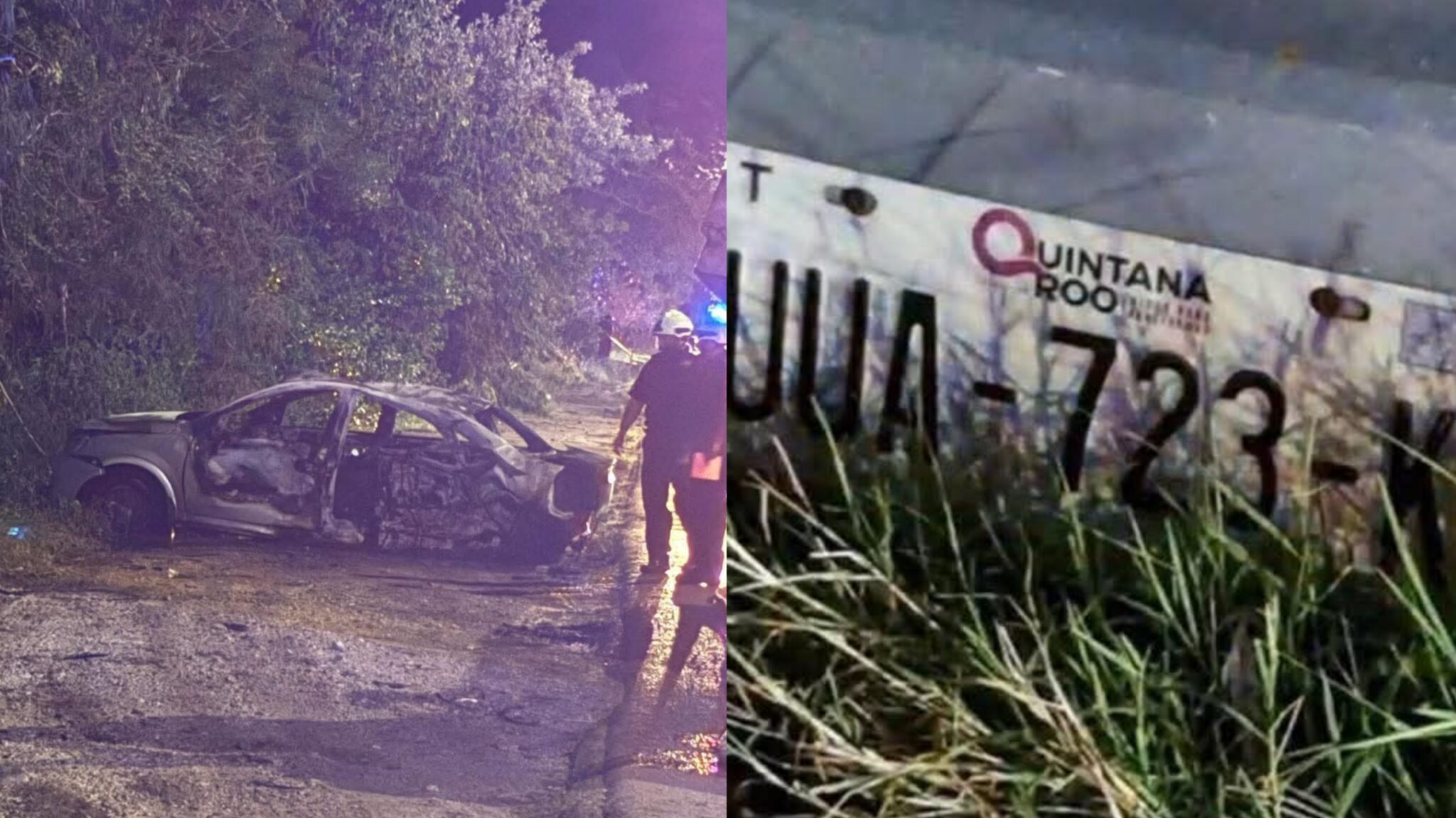 Automovilista muere calcinado tras brutal choque en la Mérida - Progreso