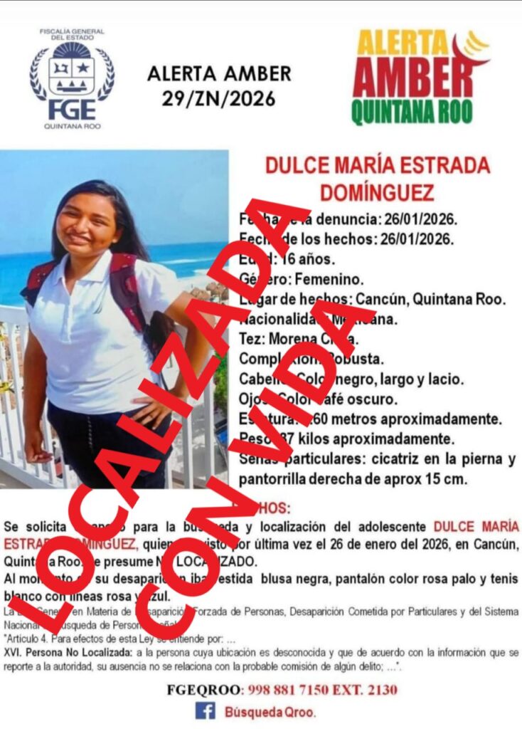 Localizan a Dulce María Estrada tras reporte de menores desaparecidas ...